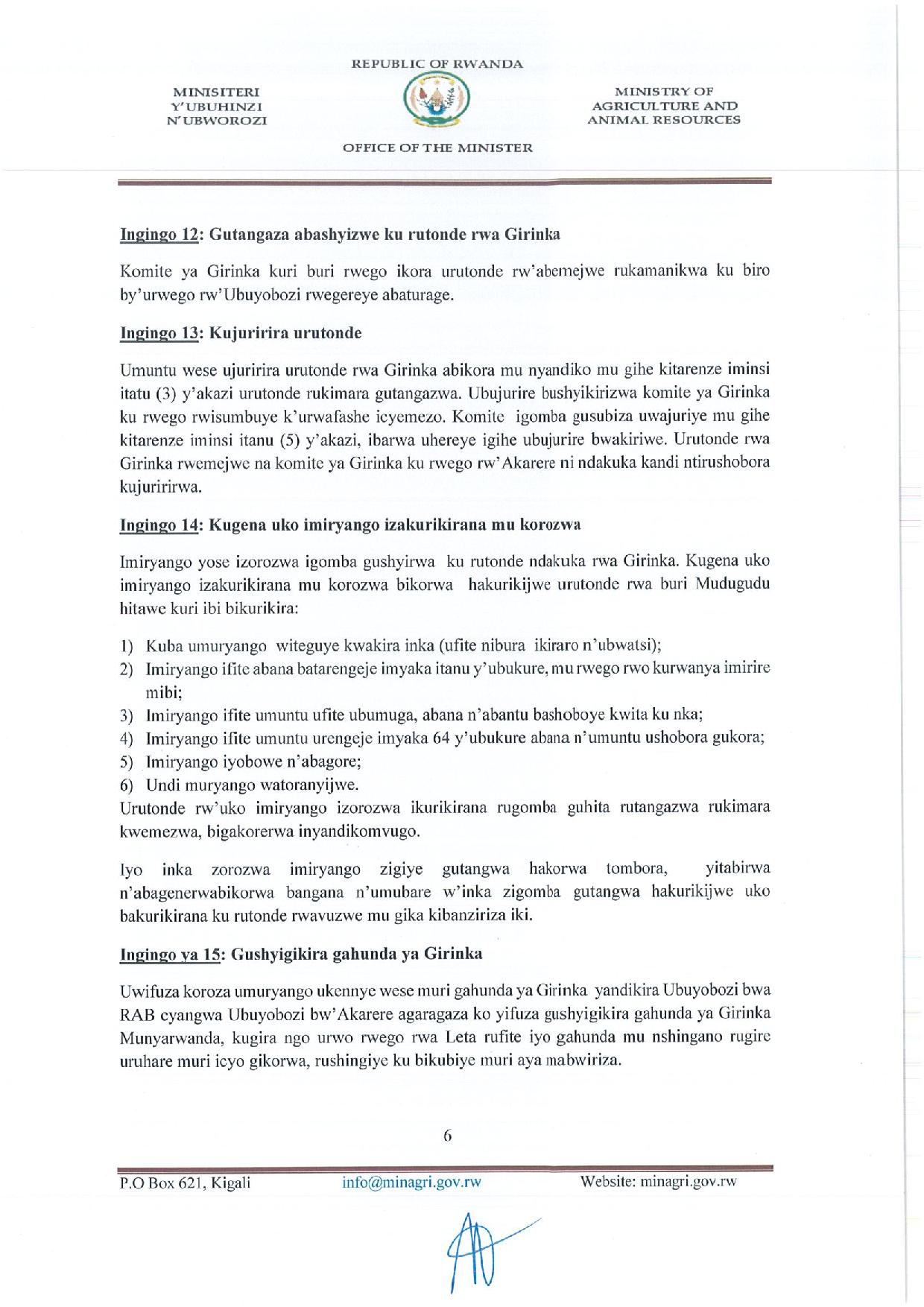 » Girinka: Hazajya hiturwa inyana y’amezi 9 inafite ubwishingizi ...