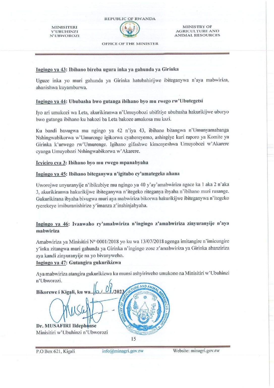 » Girinka: Hazajya hiturwa inyana y’amezi 9 inafite ubwishingizi ...
