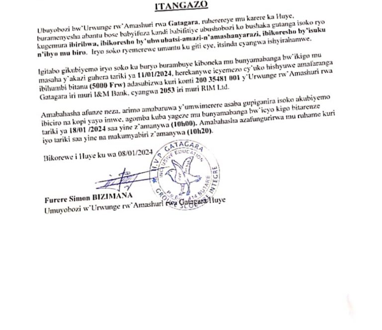 » GS GATAGARA: Isoko ryo kugemura ibiribwa, ibikoresho by’ubwubatsi ...