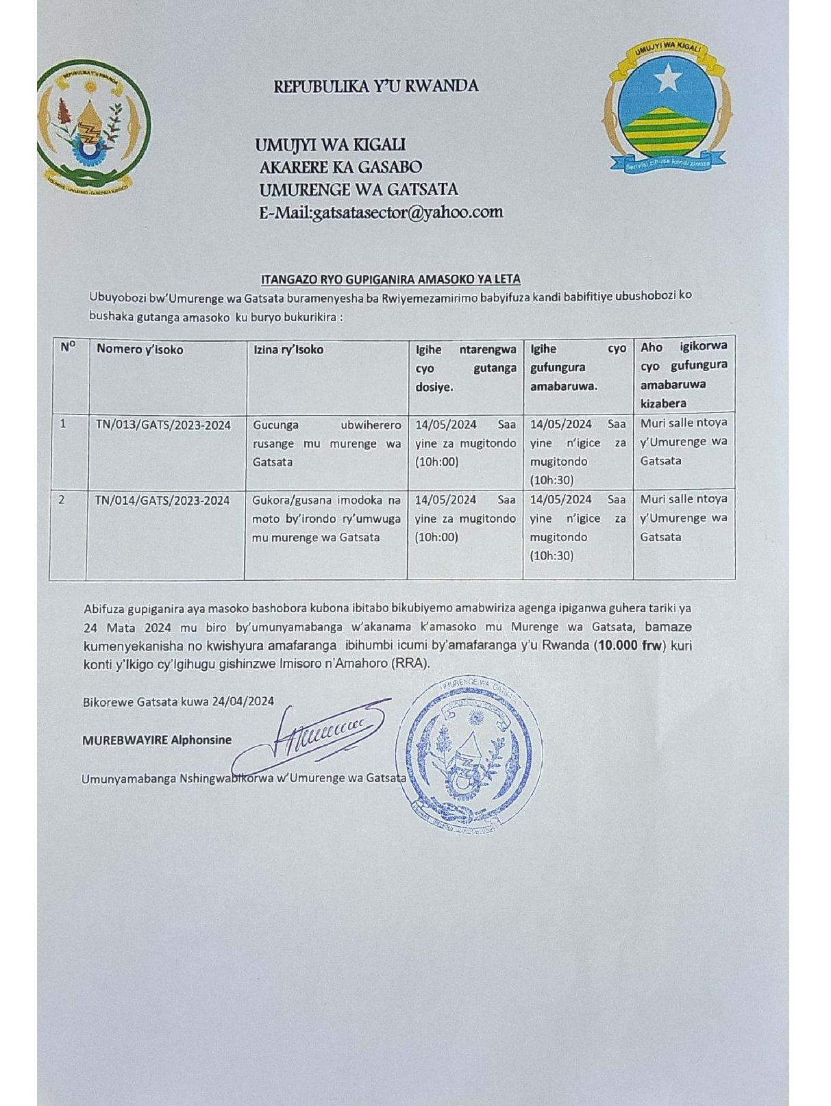 » UMURENGE WA GATSATA: Isoko ryo gucunga ubwiherero rusange n’iryo ...